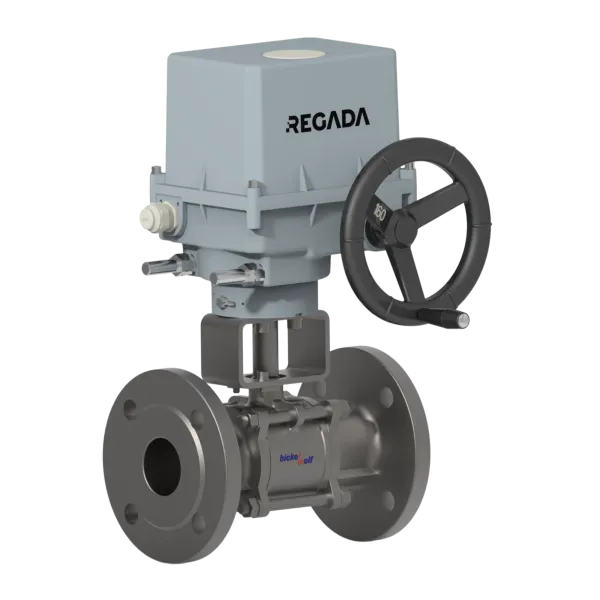 JV-9301NF Ball Valve with Electric Actuator | REGADA | Electric ...