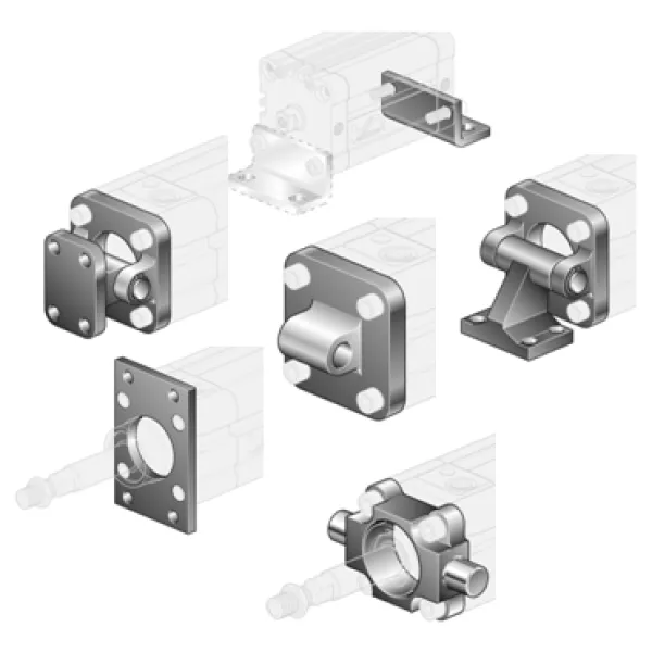 Fixing accessories for compact UNITOP cylinders | Electric Actuators ...