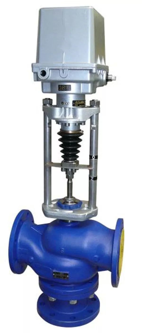 Three-way shut-off and control valves Series RV 2x4 (Ex) | Electric ...